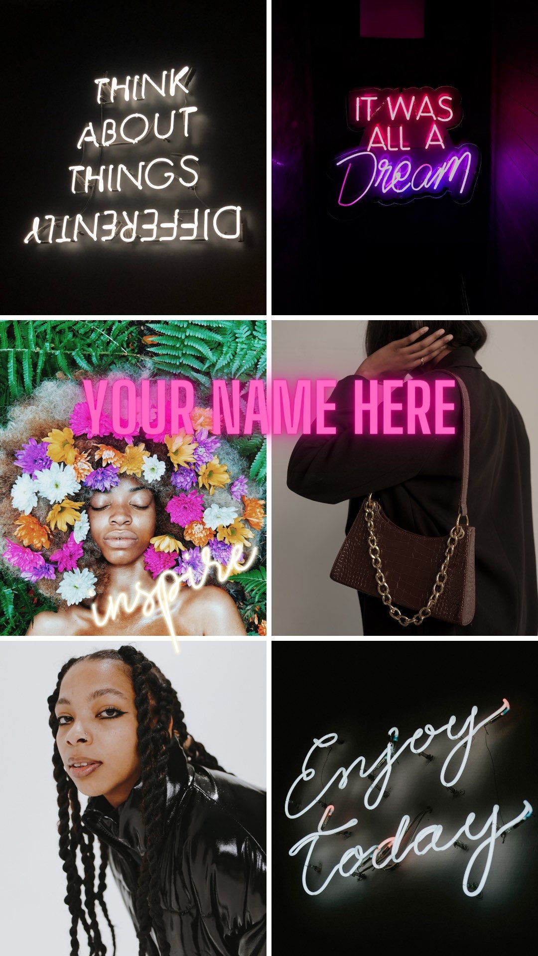 Black Girl Magic name Wallpaper/screensaver - Etsy