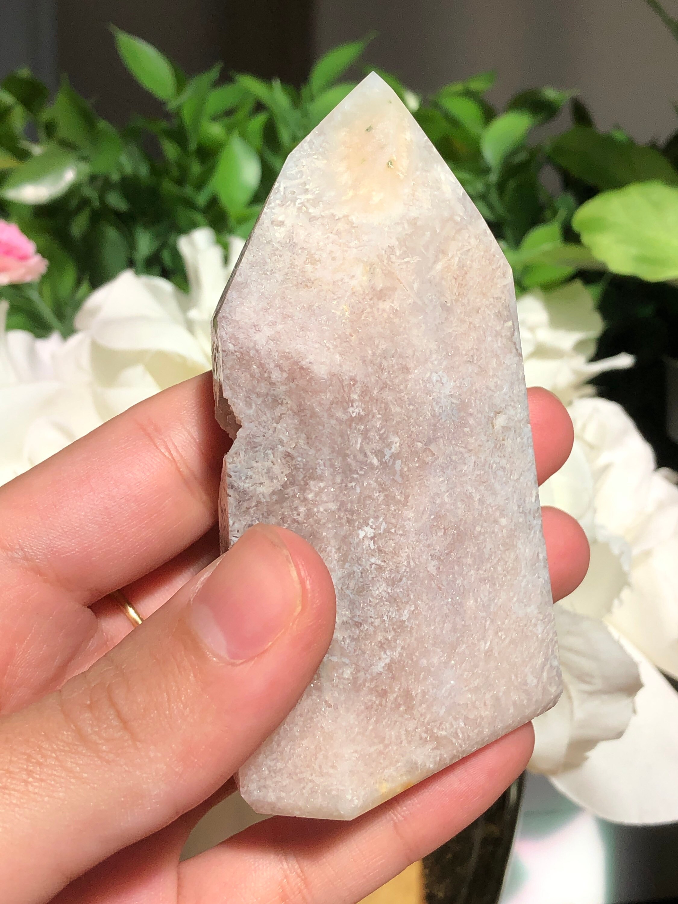 Rare Pink Amethyst Obeslisk/Tower Super Sparkly Pastel Pink | Etsy