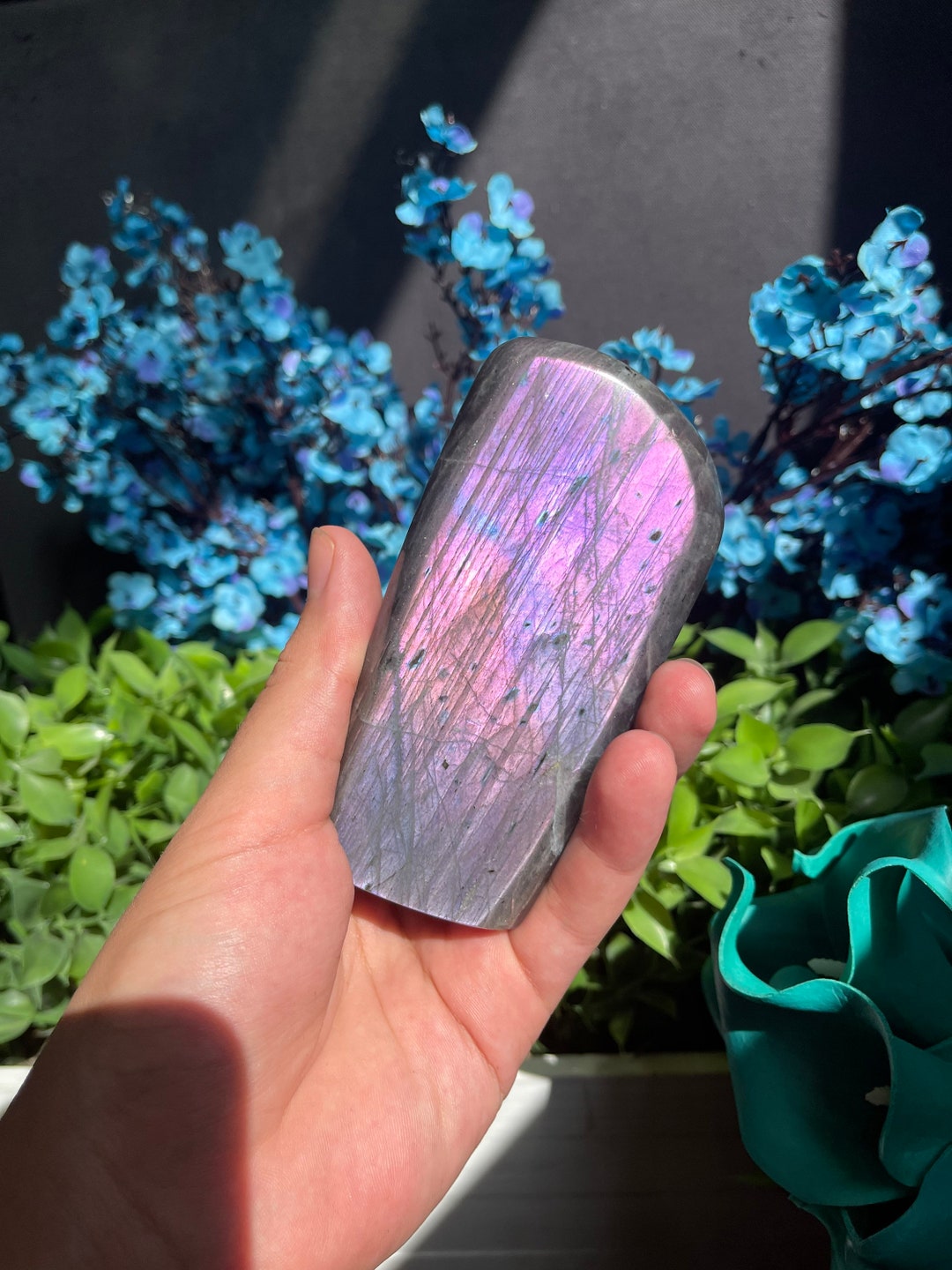 RARE Pastel Purple Full Flash Labradorite Freeform One of a Kind Beauty ...