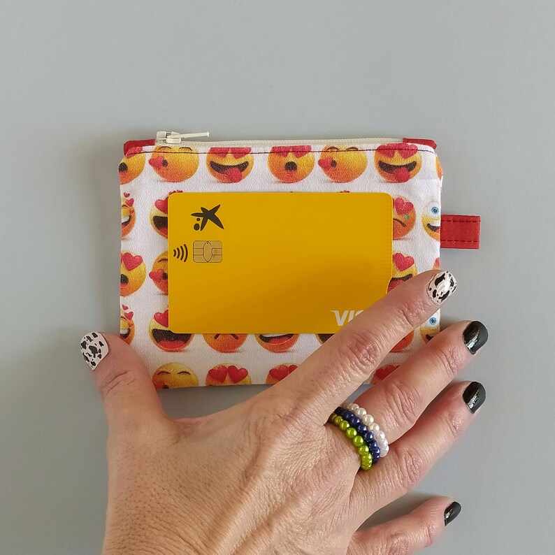 Fabric Smiley Purse With Zipper Closure. Smiley Face Purse. Zipper Bag ...
