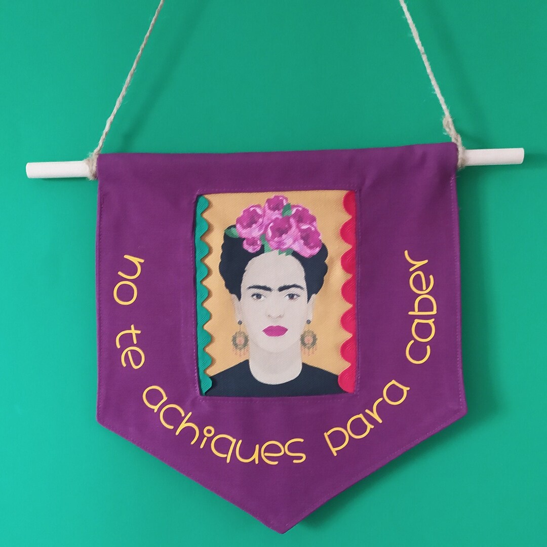 Frida Kahlo Decoration Banner. Frida Kahlo Feminist Pennant. Frida ...