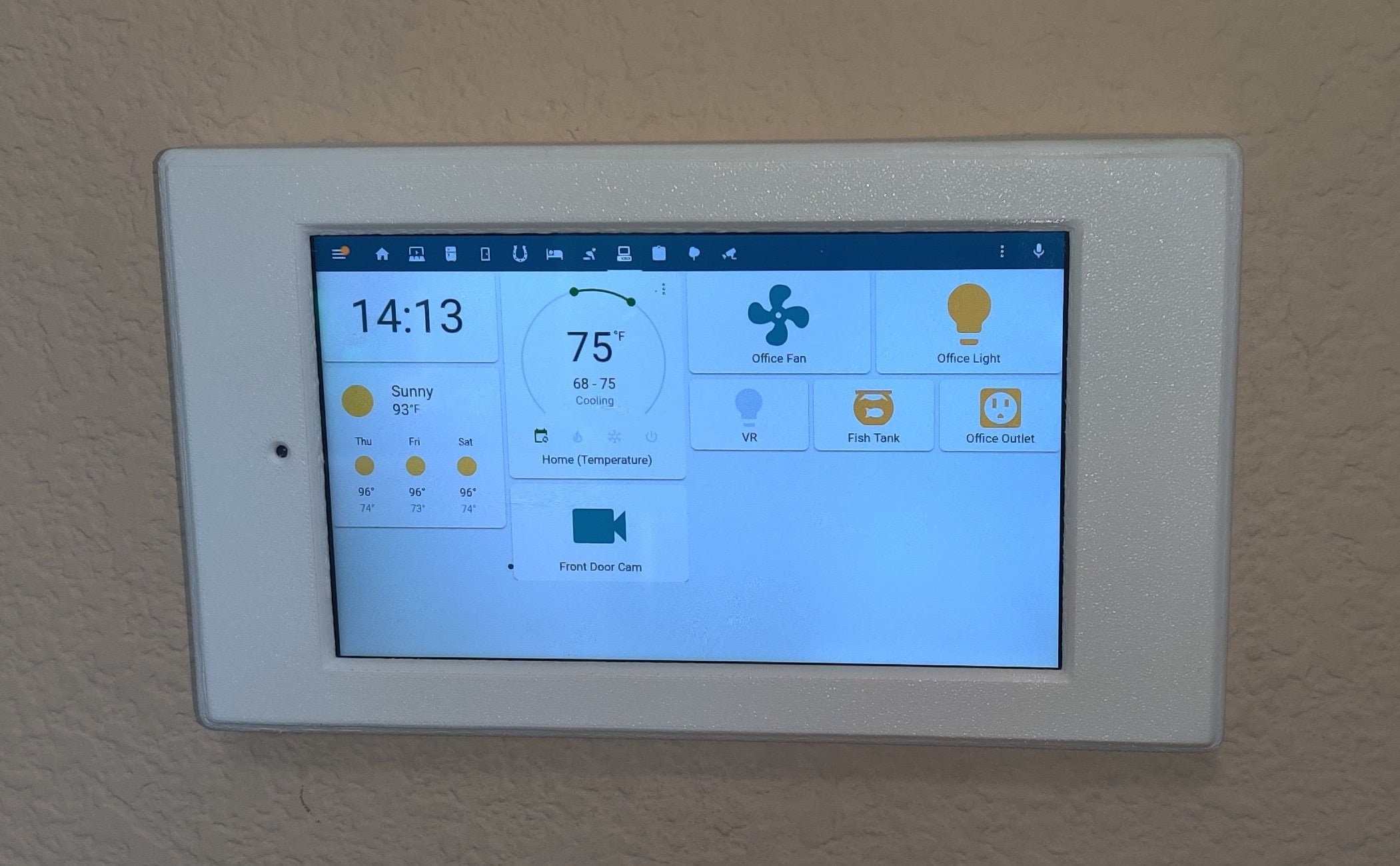 3D Printable Amazon Fire Tab 7 Wall Mount STL for Smart Home. Designed ...