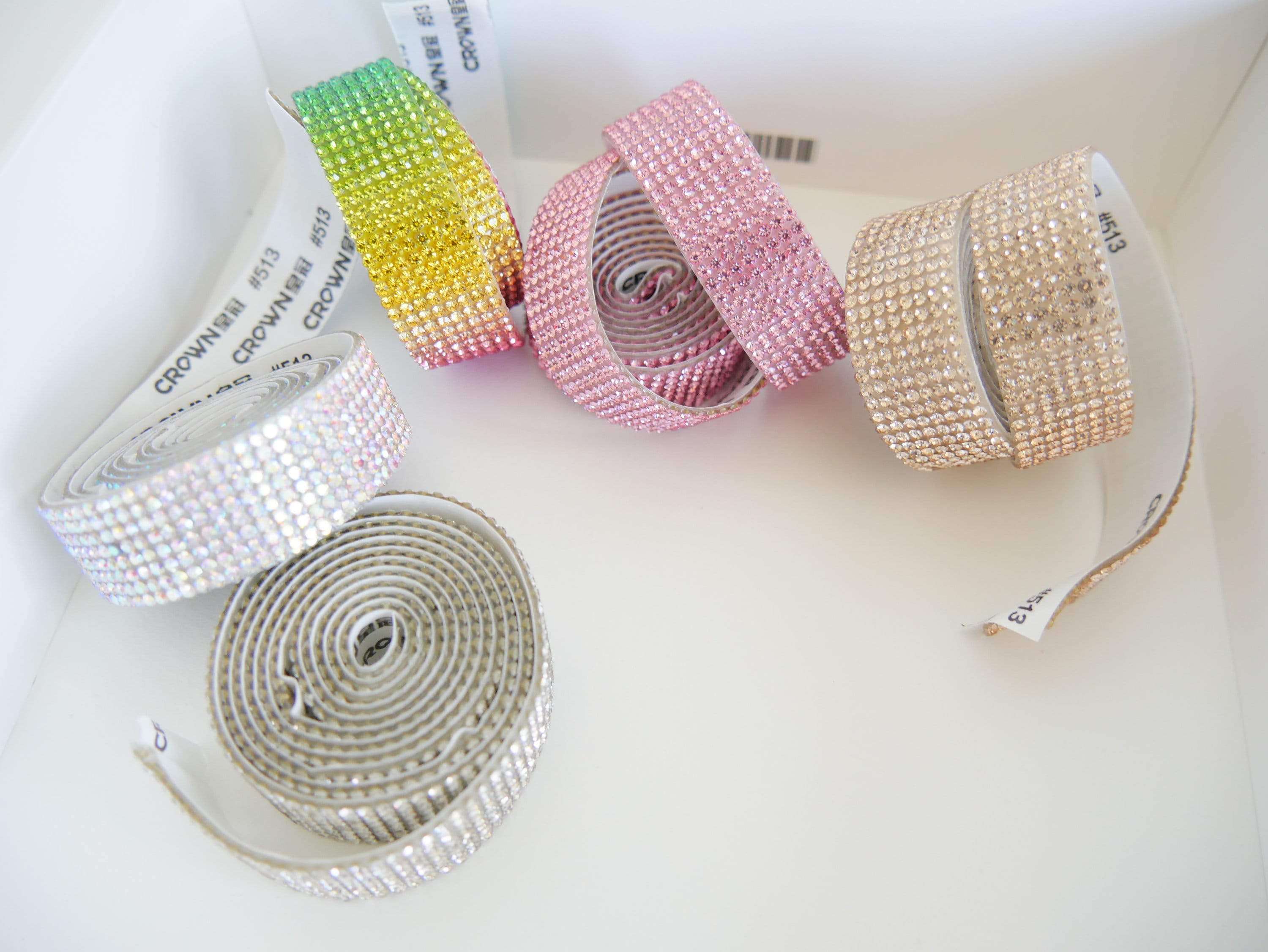 1 Yard Crystal Diamond Sheets Self Adhesive Rhinestone Sheets - Etsy