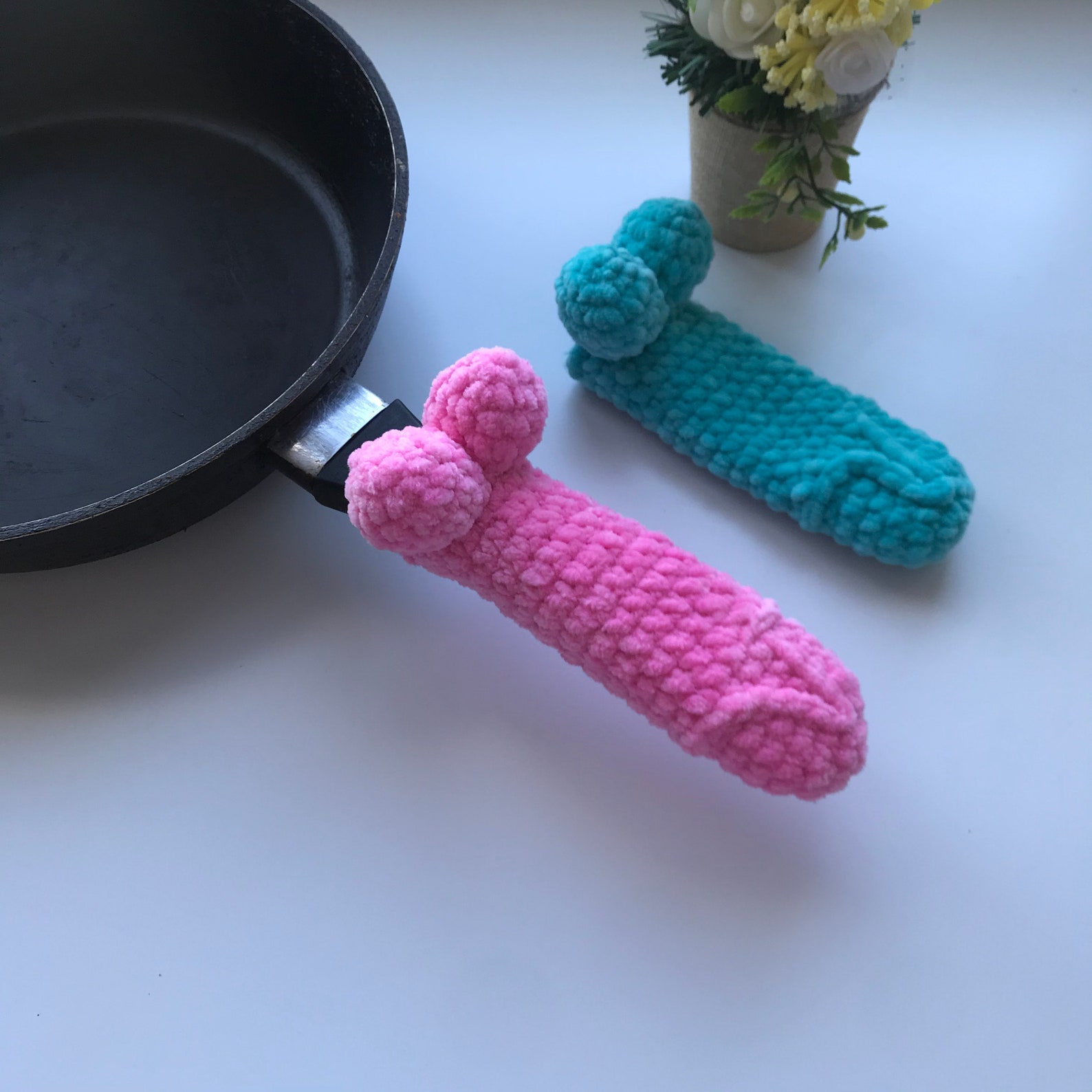 Pattern Crochet Penis Pot Or Pan Handle Cover Pdf File And Etsy