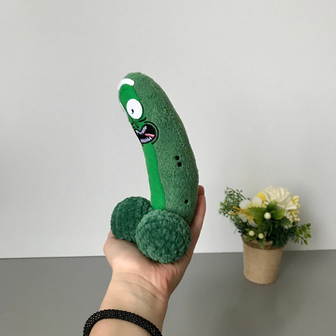 Pickle Rick Dick crochet pénis jouet drôle Rick et Morty | Etsy