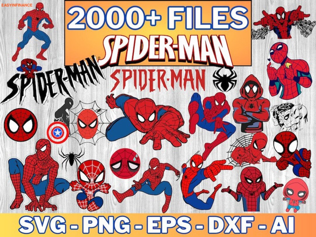 2000 Spiderman SVG, Spiderman Png Files, Spider Man Svg Bundle, Spidey ...