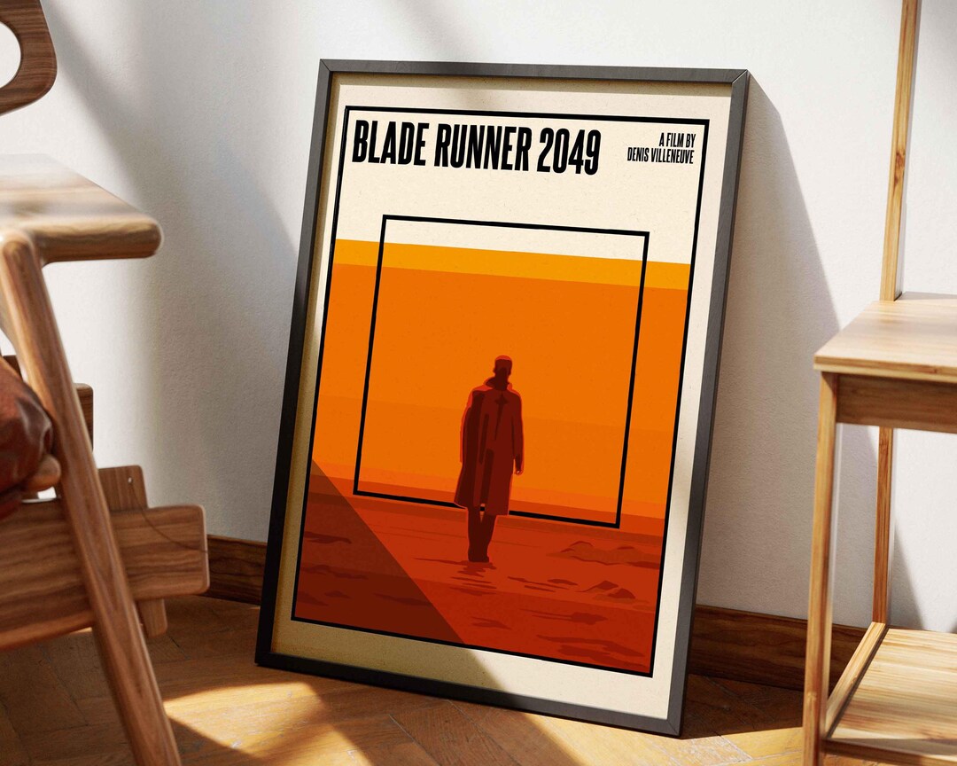Blade Runner 2049 Minimalist Film Poster 3 | Vintage Retro Print | Wall ...