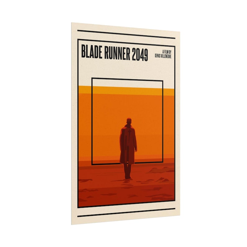 Blade Runner 2049 Minimalist Film Poster 3 | Vintage Retro Print | Wall ...