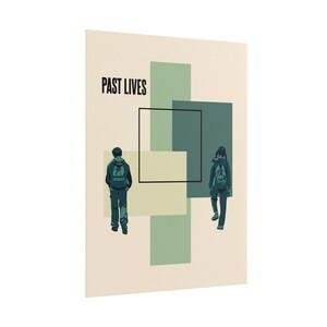 Past Lives Movie Poster Print | Modern Minimalist Film Poster 2 | Greta ...