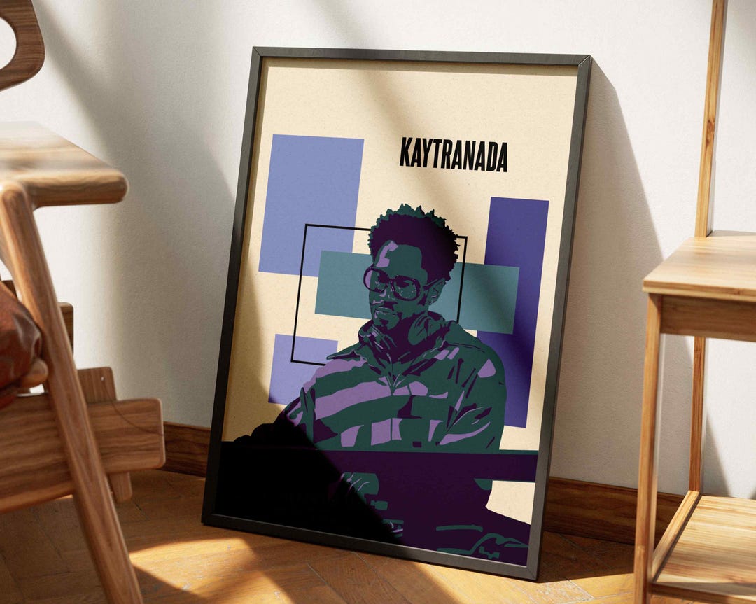 Kaytranada Poster Print 3 | Minimalist Music Wall Art - Etsy