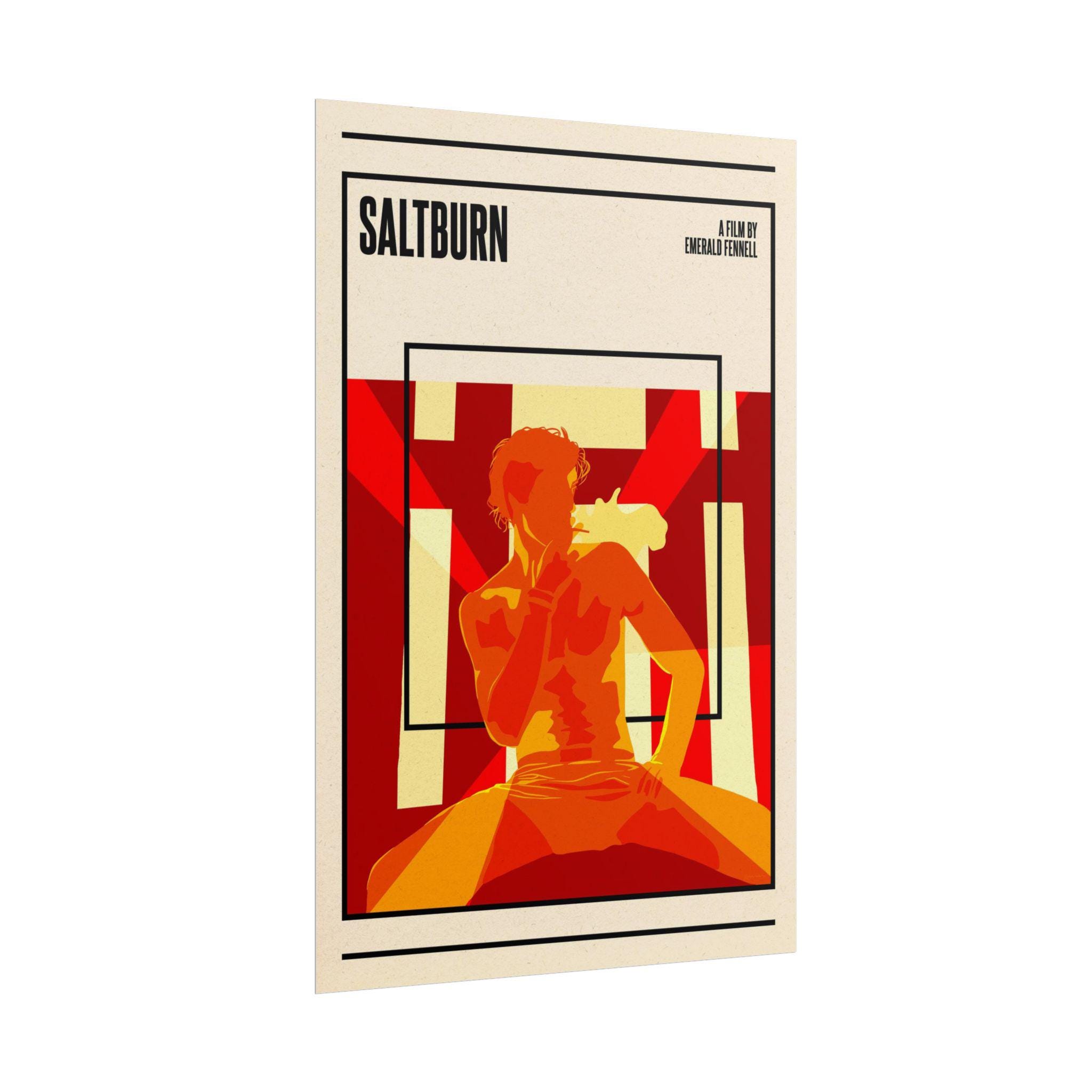 Saltburn Movie Poster Print | Jacob Elordi | Modern Minimalist Film ...