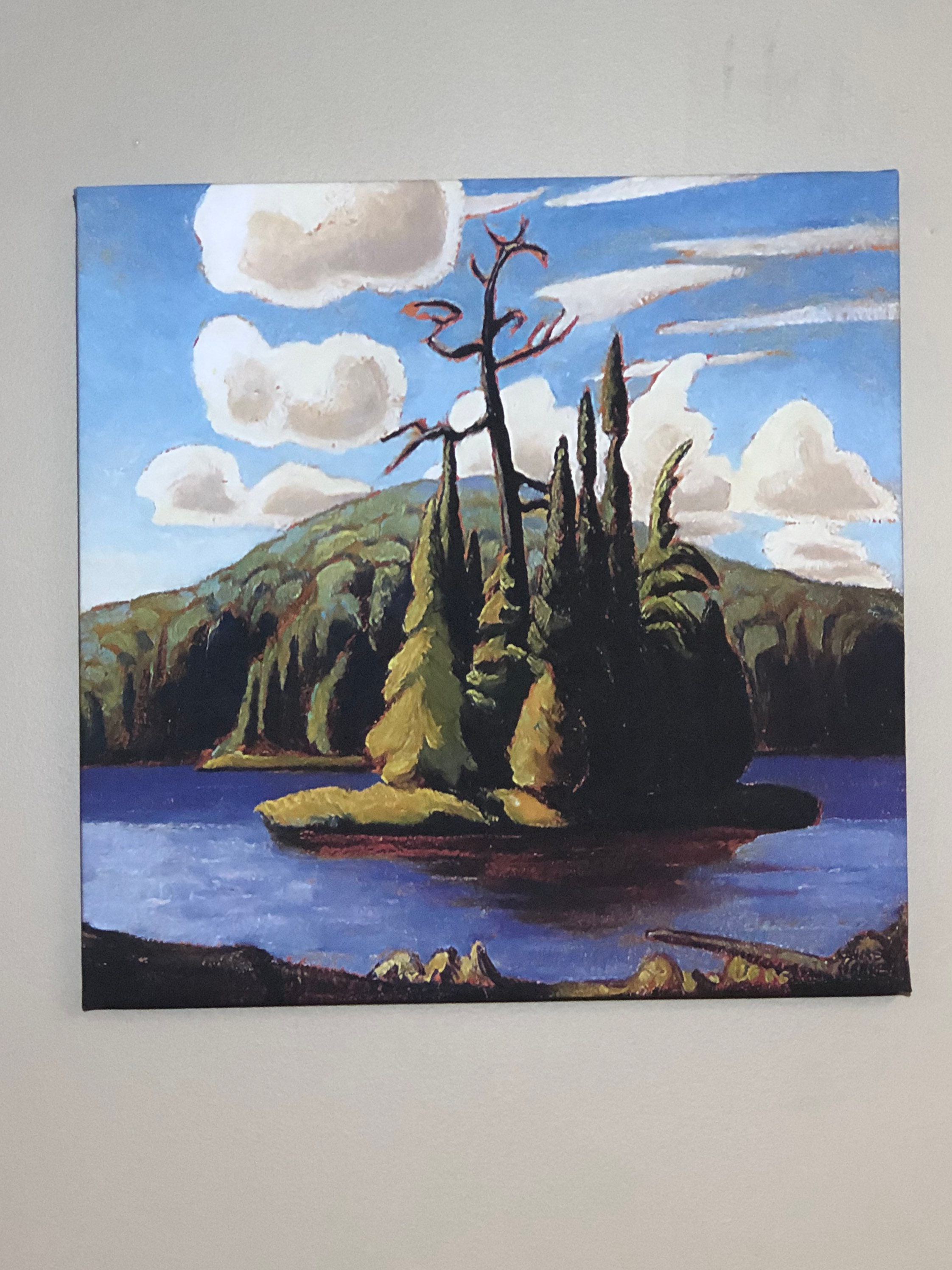 Lawren Harris, Group of Seven Print, Island Algonquin Park, Canadian ...