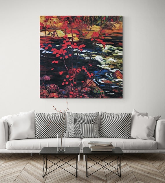A.Y. Jackson Group of Seven the Red Maple Canadian Artist - Etsy