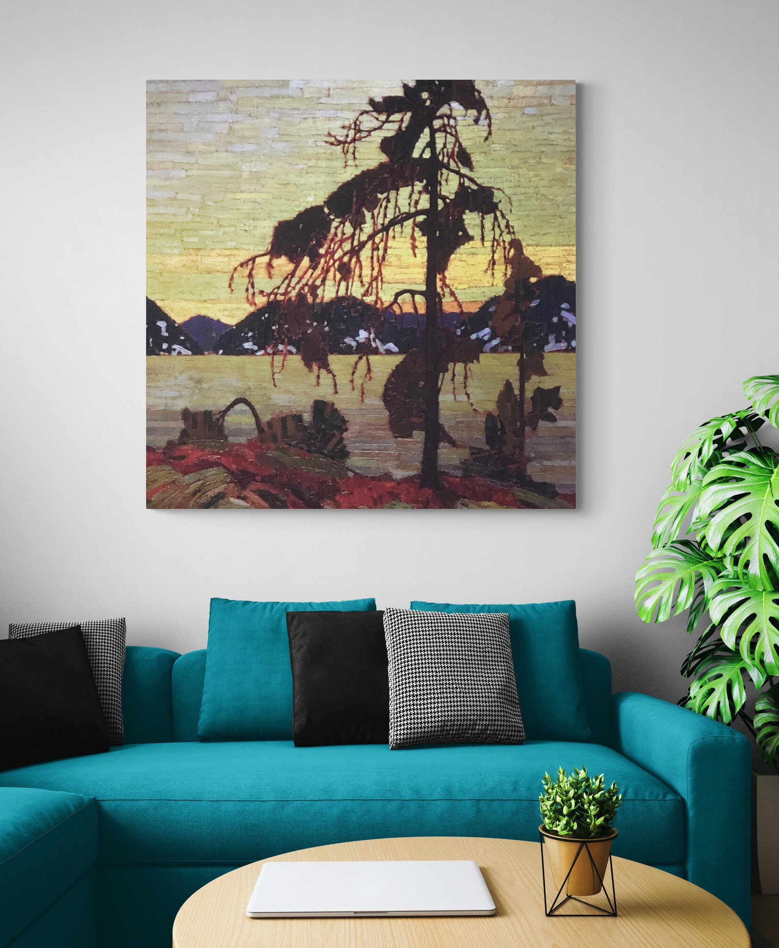 Tom Thomson, Group of Seven, the Jack Pine. Canadian Artist. Canvas ...