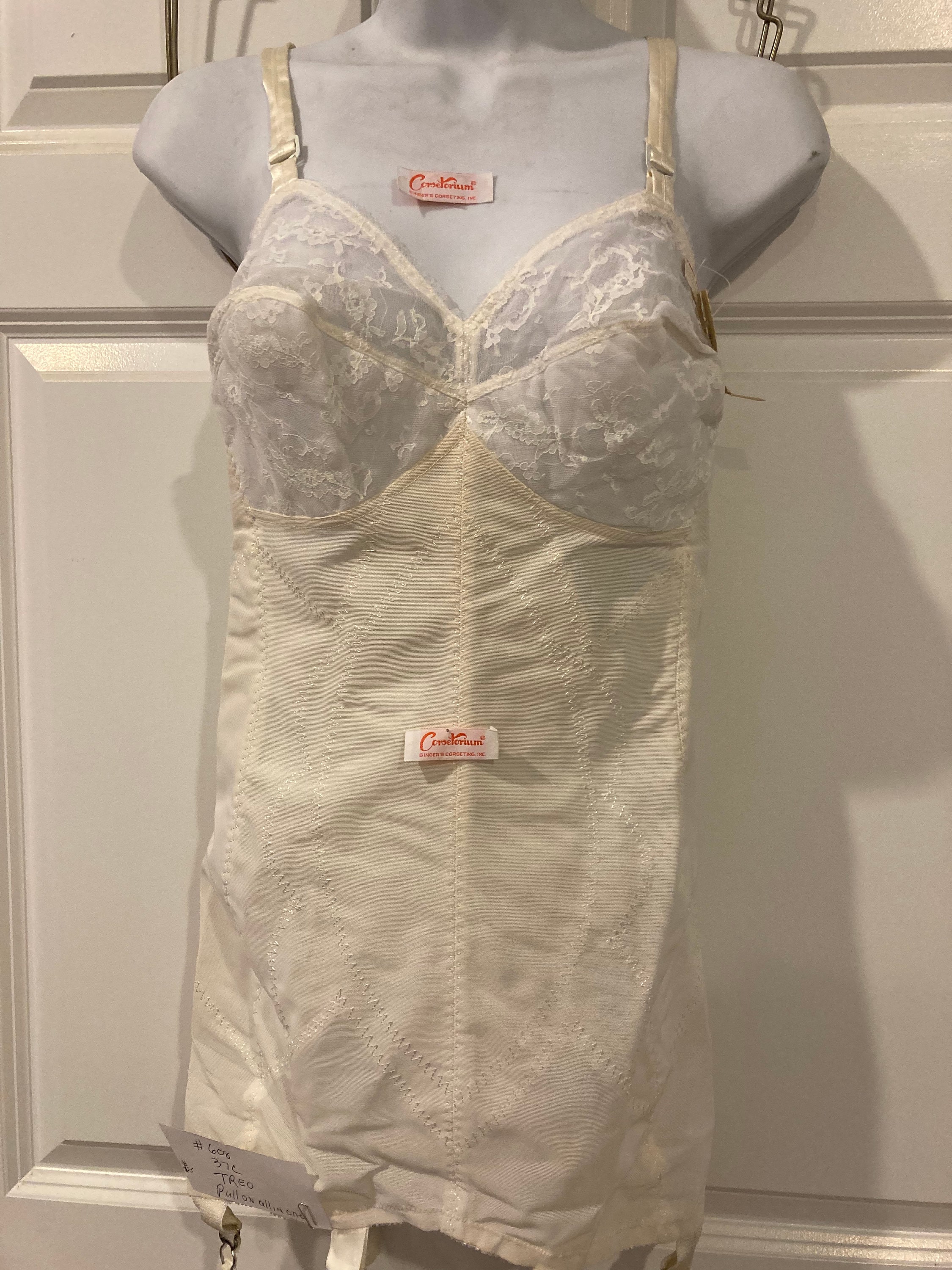 Tero Girdle 37C -608 Pull on All in One Open Bottom Metal Garters 37C ...
