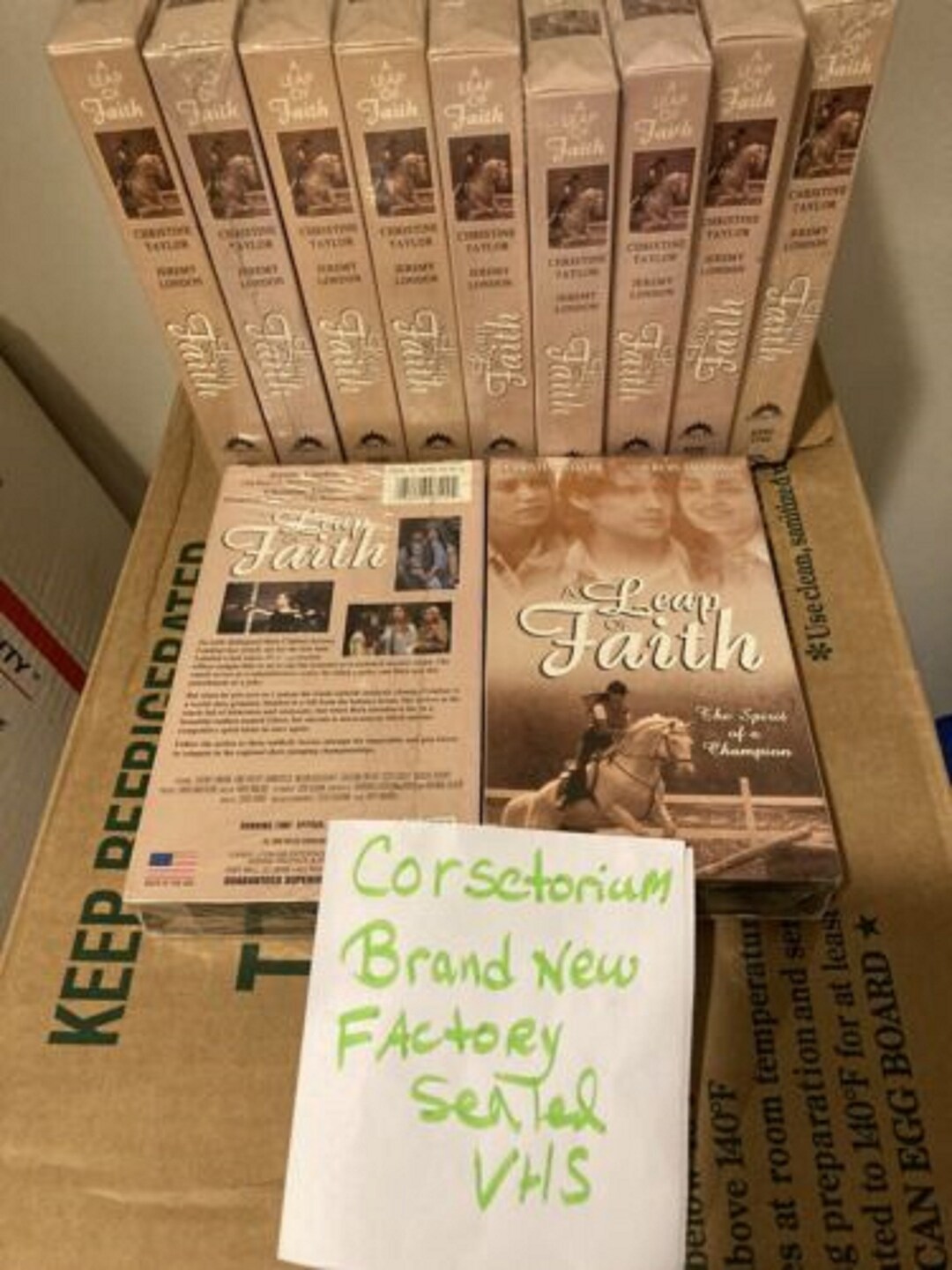 A Leap of Faith (1995) - VHS Video - Jeremy London - Gina Philips New ...