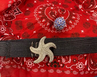 Starfish Belt Buckle - Etsy