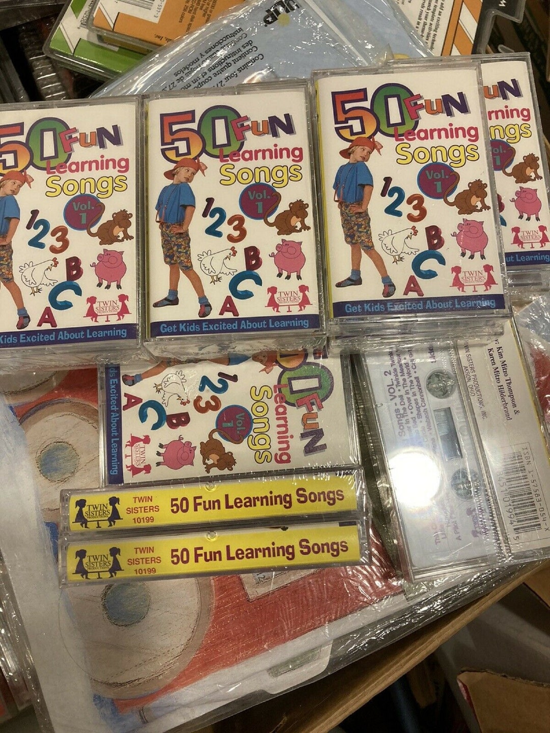 50 Fun Learning Songs: Vol. 1 & 2 Twin Sisters London Bridge,ten in Bed ...