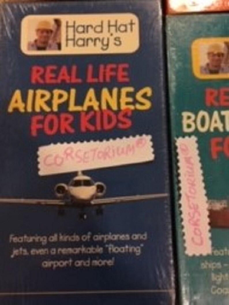 Hard Hat Harry VHS Movies NEW U Pick Your Movie Trains, Airplane,cars ...