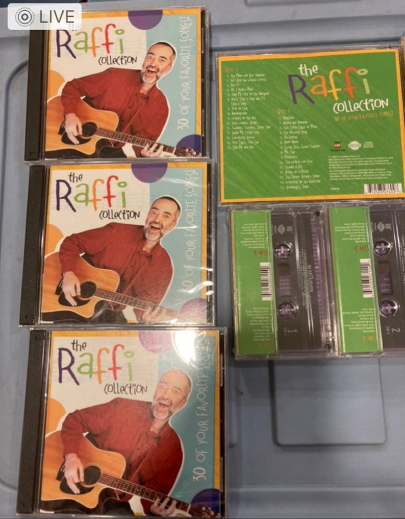 RAFFI Collection 30 Songs Time Life Wheels on the Bus, Twinkle Twinkle ...