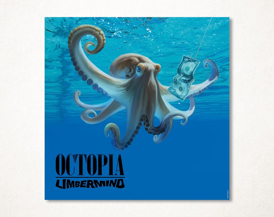 Album Nevermind by Nirvana, Parodied Octopus Version in Limited Fine ...