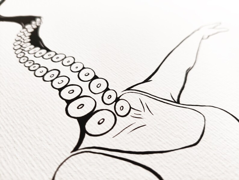 Tentacle Woman, Print Limited Art Print and Signed in Several Formats - Etsy