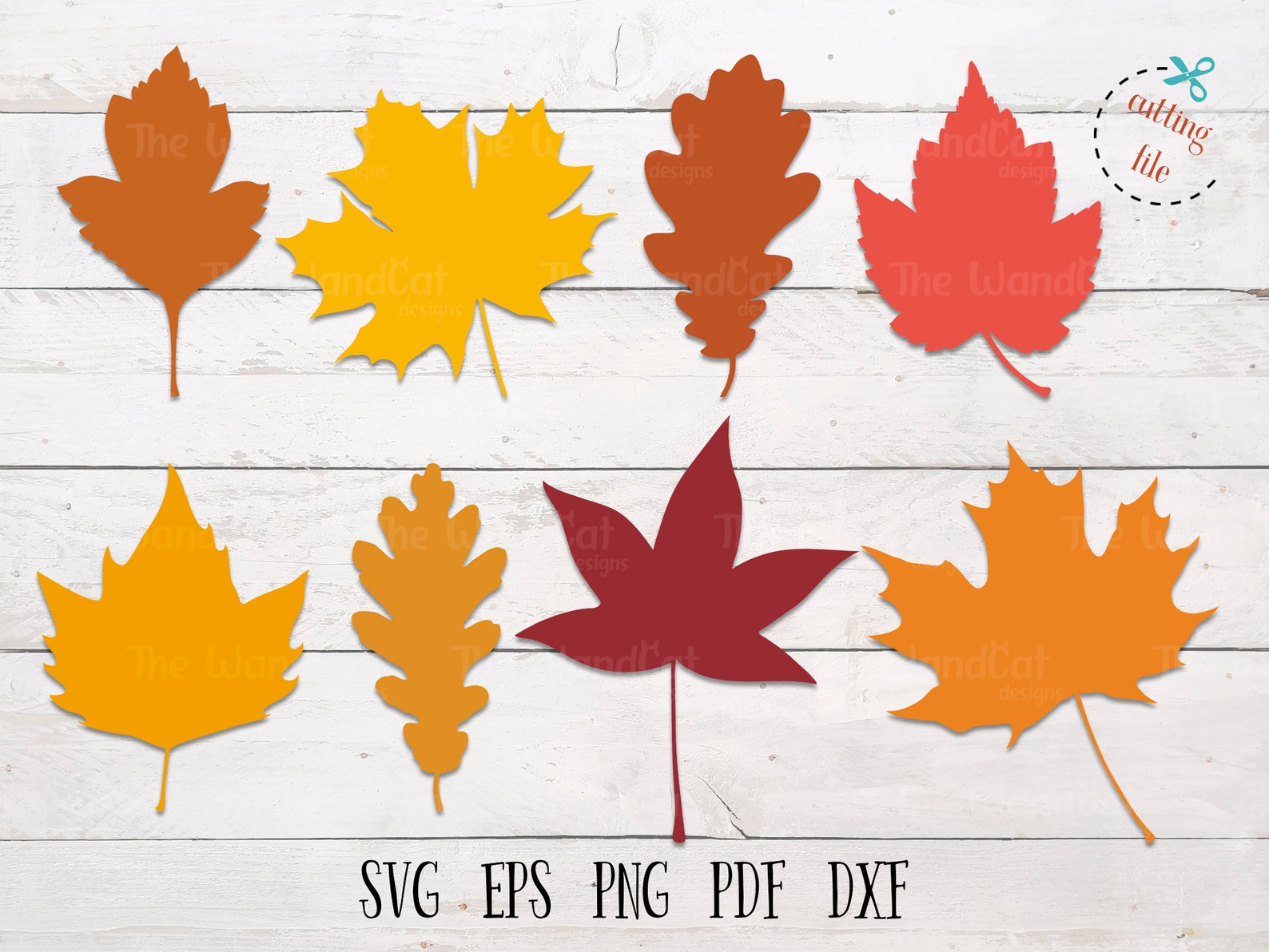 Fall Leaves Svg Leaves Cut File Autumn Leaves Svg Leaves - Etsy