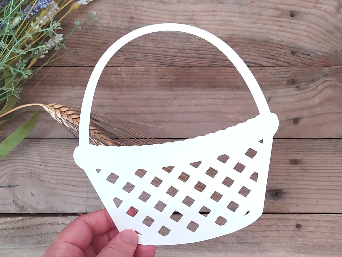 Wicker Basket Svg, Basket Cut File, Basket Svg, Cricut and Silhouette ...