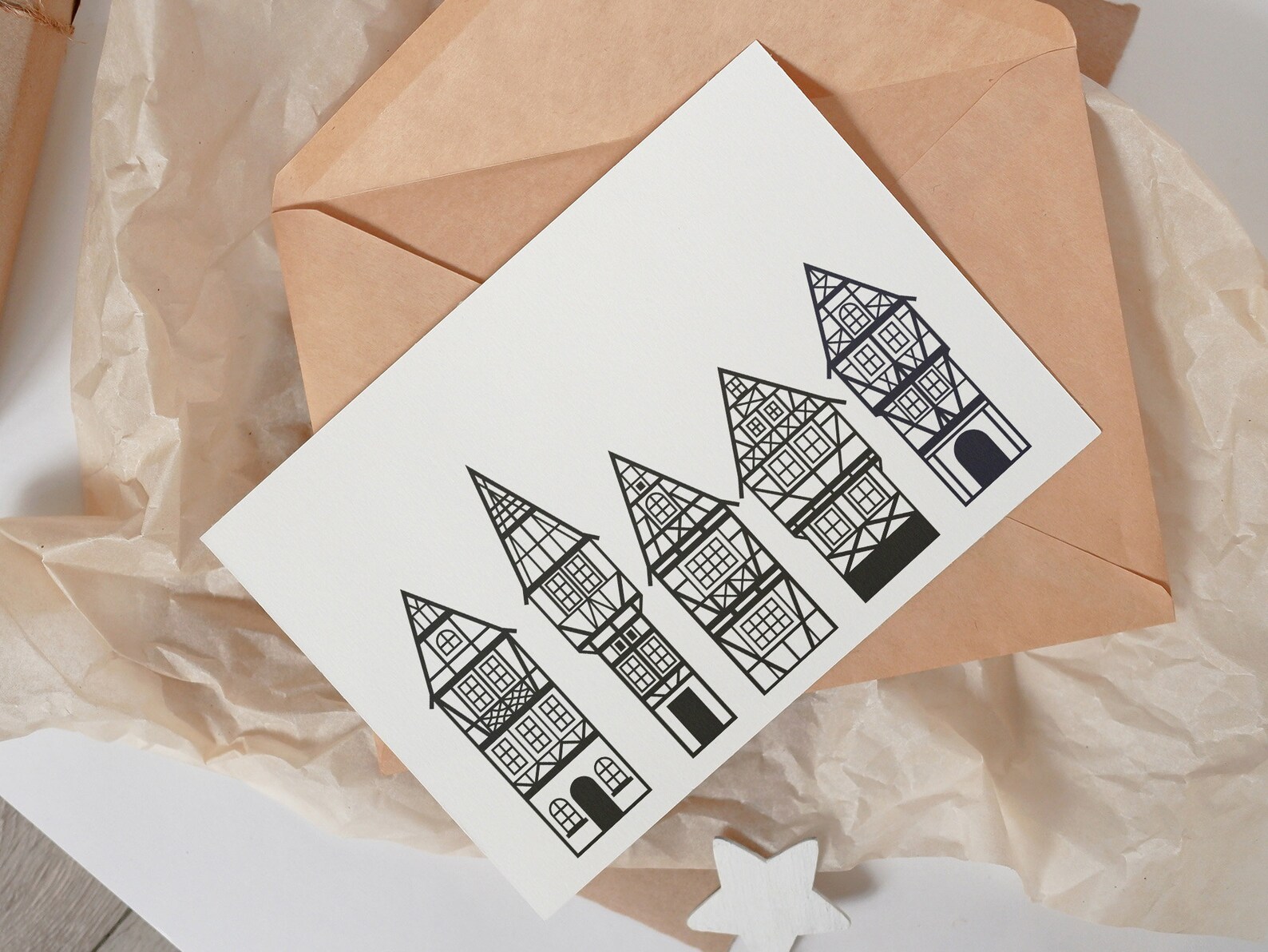 Houses SVG, Half-timbered Houses SVG, German House, Timber Frame ...