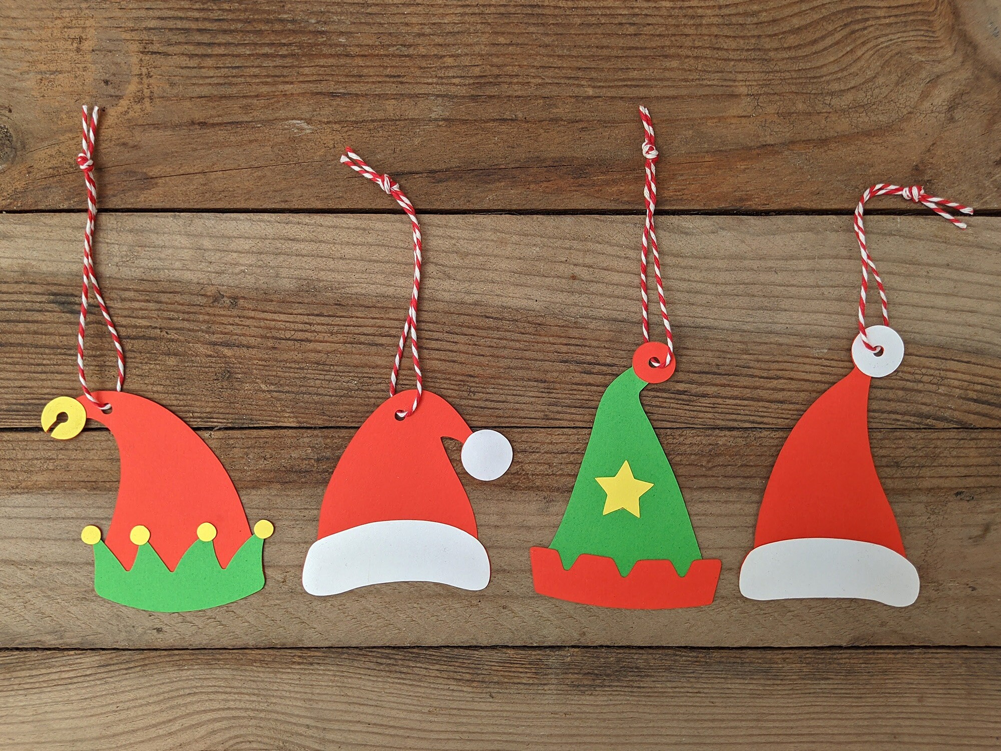 Christmas Tags Svg, Gift Tags Template, Christmas Ornament Svg, Santa ...