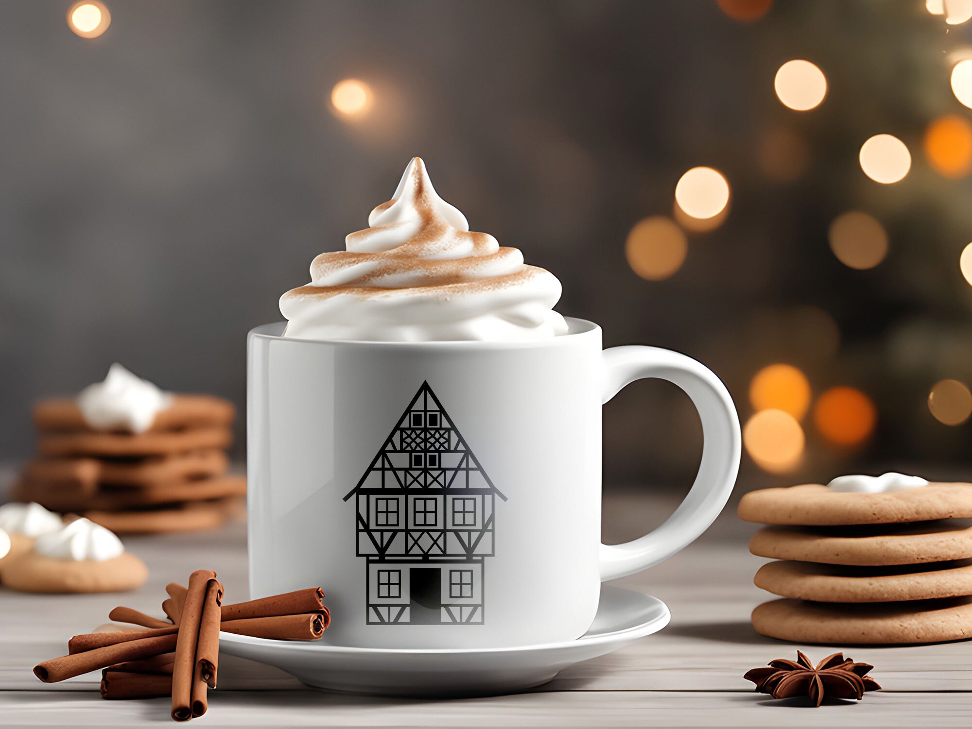 Houses SVG, Half-timbered Houses SVG, German House, Timber Frame ...