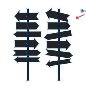 Destination Sign SVG, Arrow Sign Post Svg, Road Direction Signs Cut ...