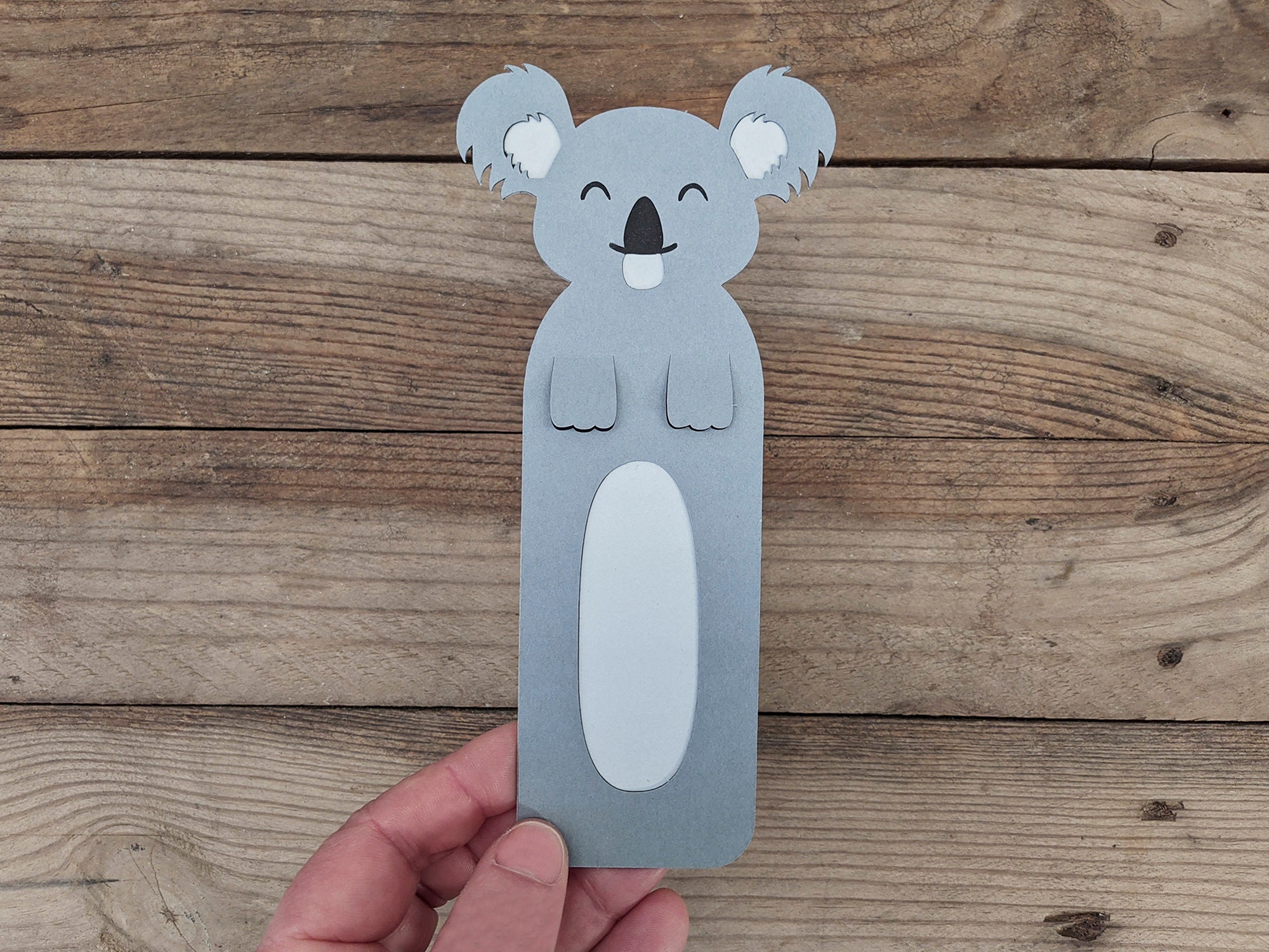 Koala Bookmark Svg, Bookmark Cut File for Cricut and Silhouette, Bookmark for Kids, Koala Svg ...
