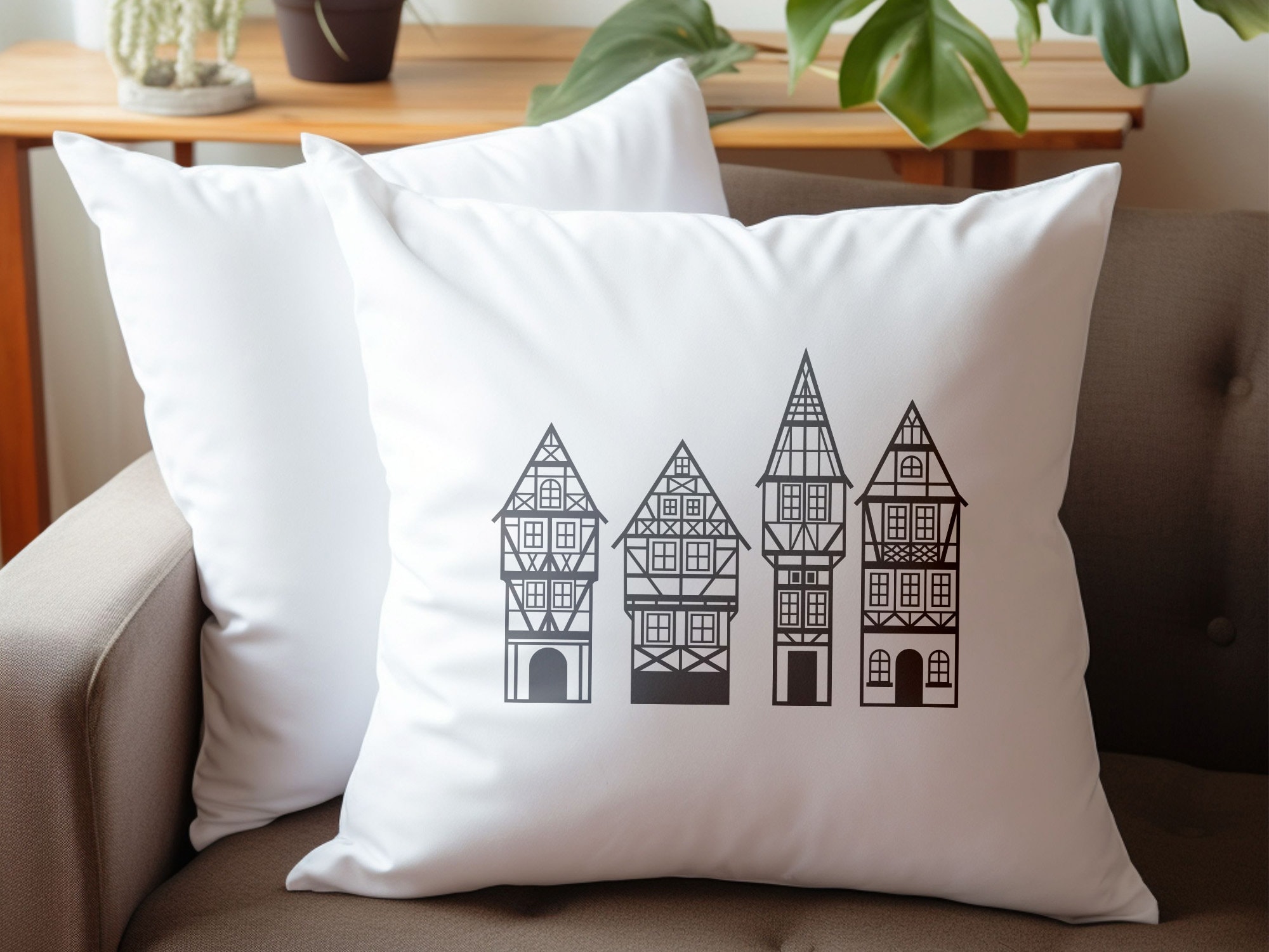 Houses SVG, Half-timbered Houses SVG, German House, Timber Frame ...