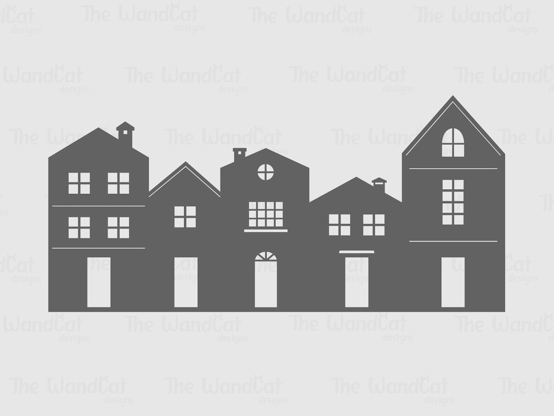 Houses Svg House Cut File File for Cricut and Silhouette | Etsy