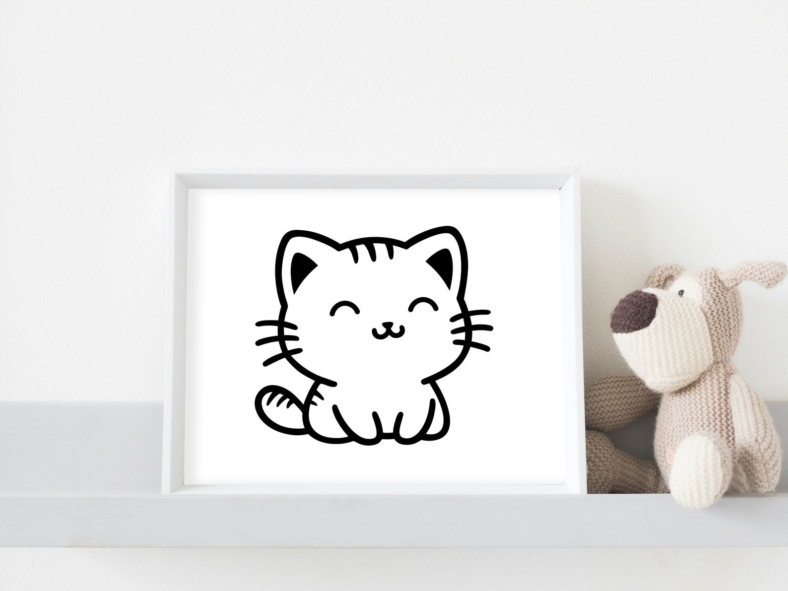 Cute Cat SVG, Kitten Svg, Happy Baby Cat, Animal Svg, Pet Lover, Kitty ...