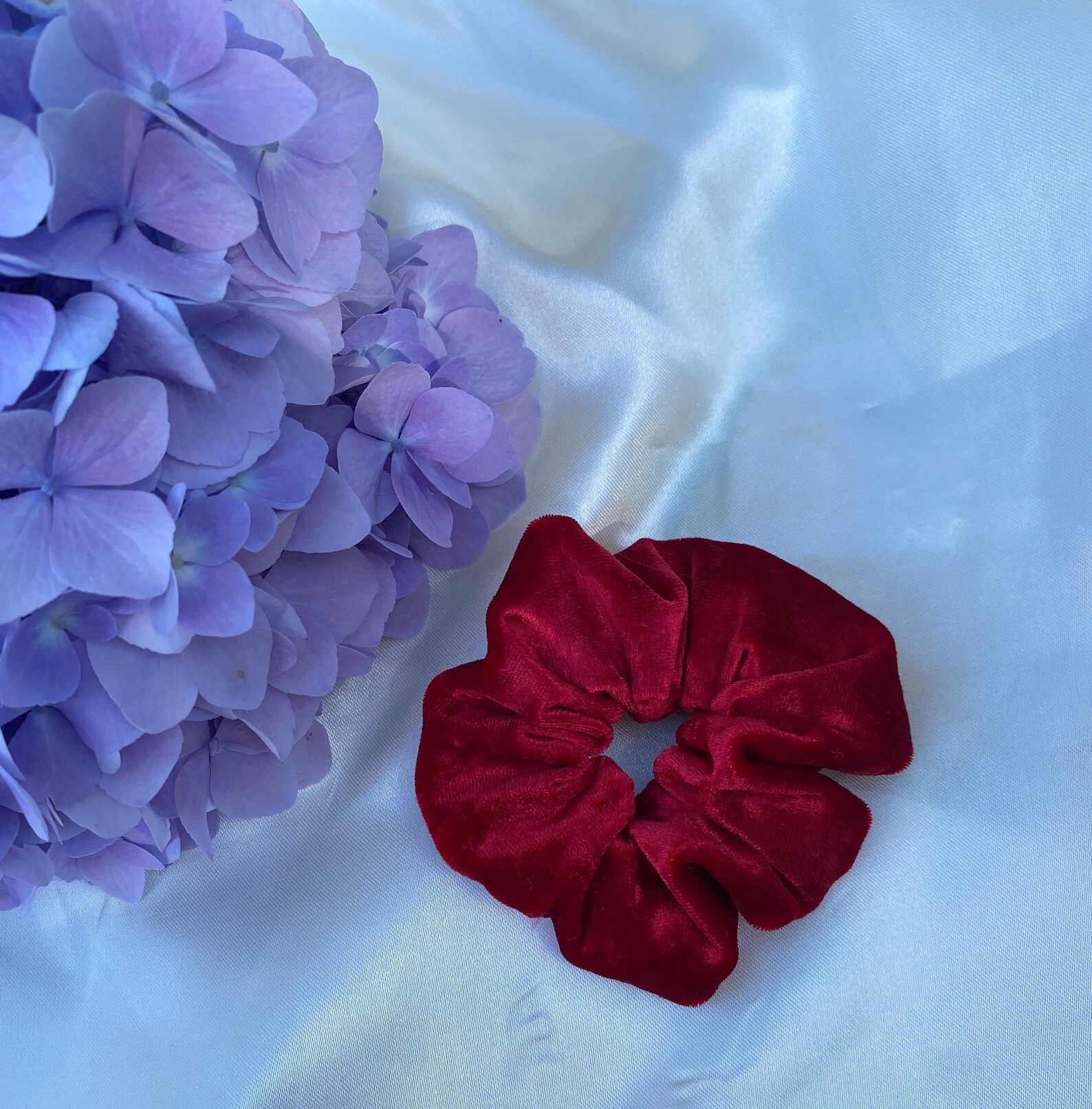 Red Velvet Scrunchie | Etsy