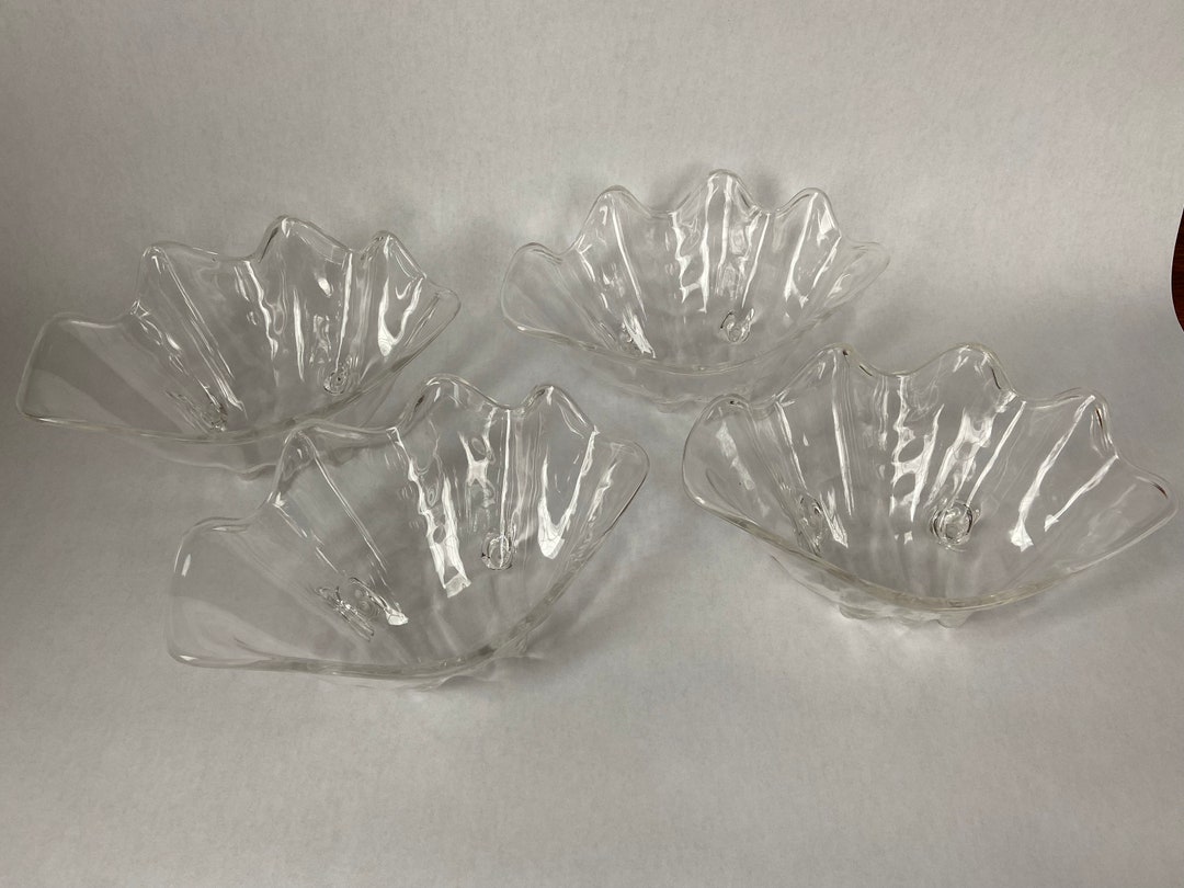 Small Clear Acrylic Clam Shell Bowls - Etsy