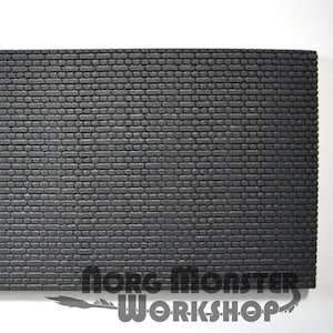 XPS Foam Sheet Paneling, Embossed English Bond Brick Wall Model Making ...