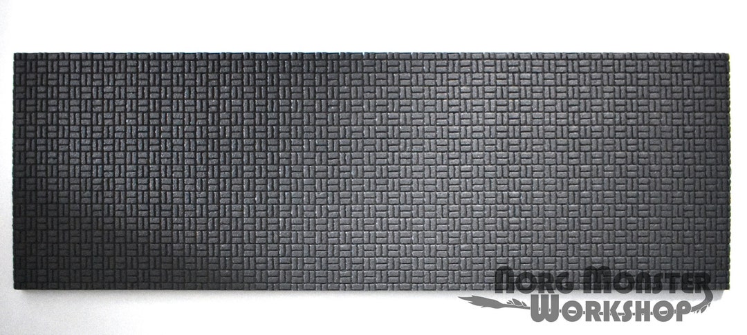 XPS Foam Sheet Paneling, Embossed Double Basketweave Brick Pathing ...