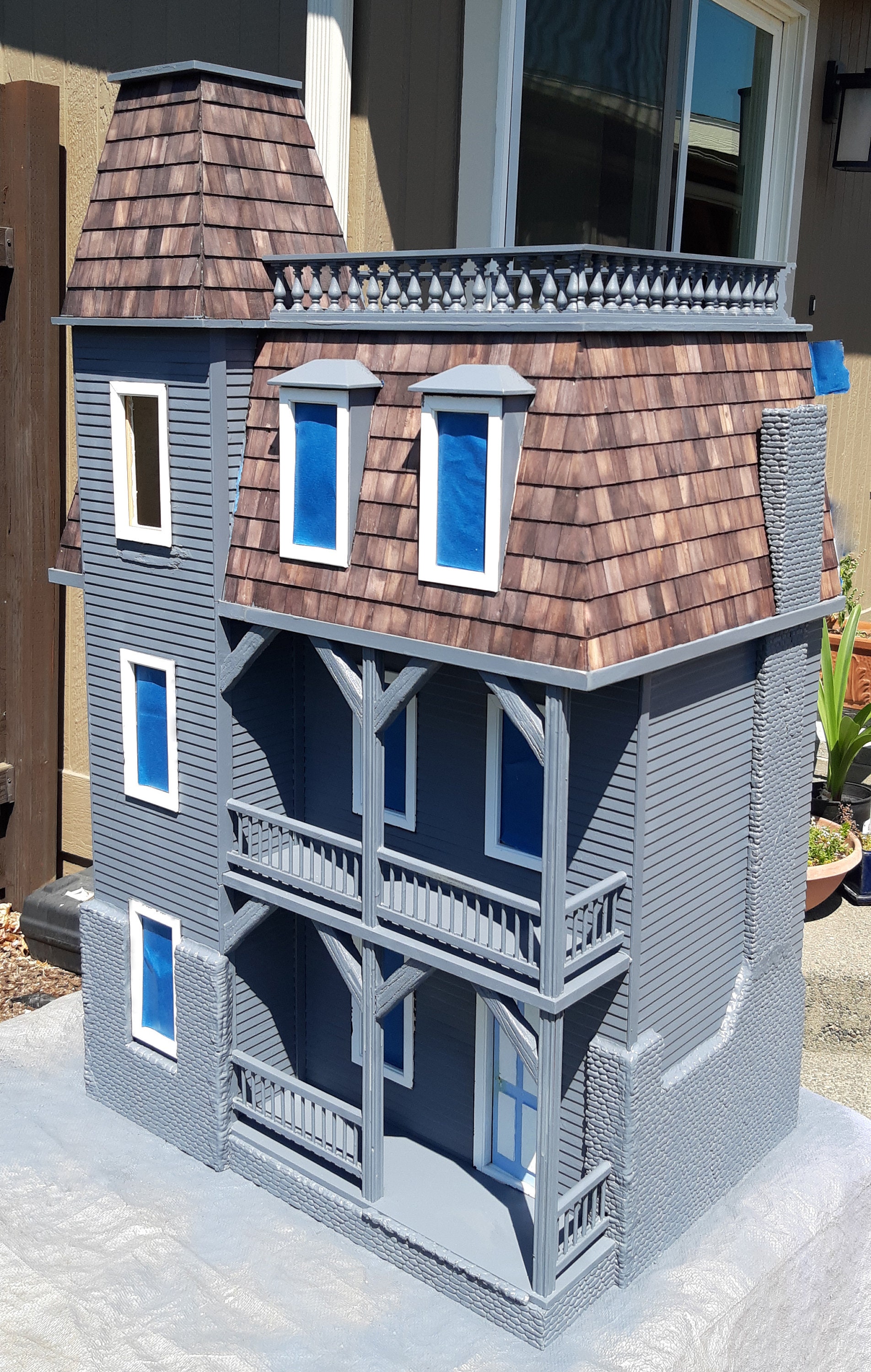 XPS Foam Sheet Paneling, Embossed Curved Cobblestone Paving Model ...