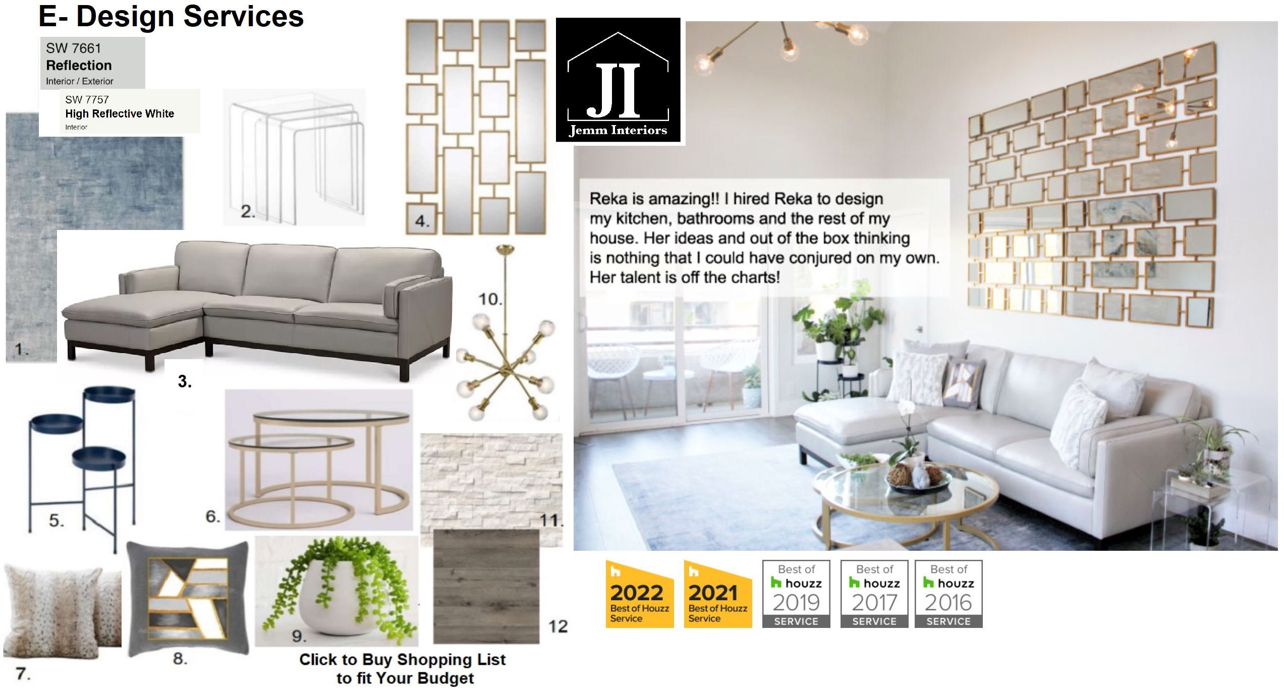 Custom E Design Service|living Room E Design|online Interior Design ...