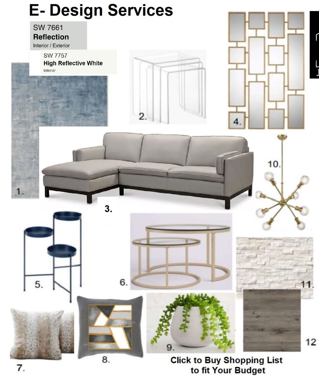 Custom E Design Service|living Room E Design|online Interior Design ...