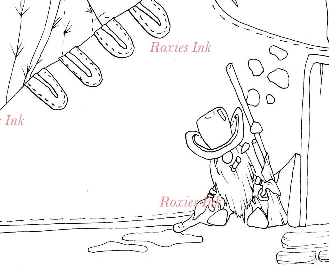 Fairy Boot House Coloring Page Printable Adult Coloring Etsy Canada