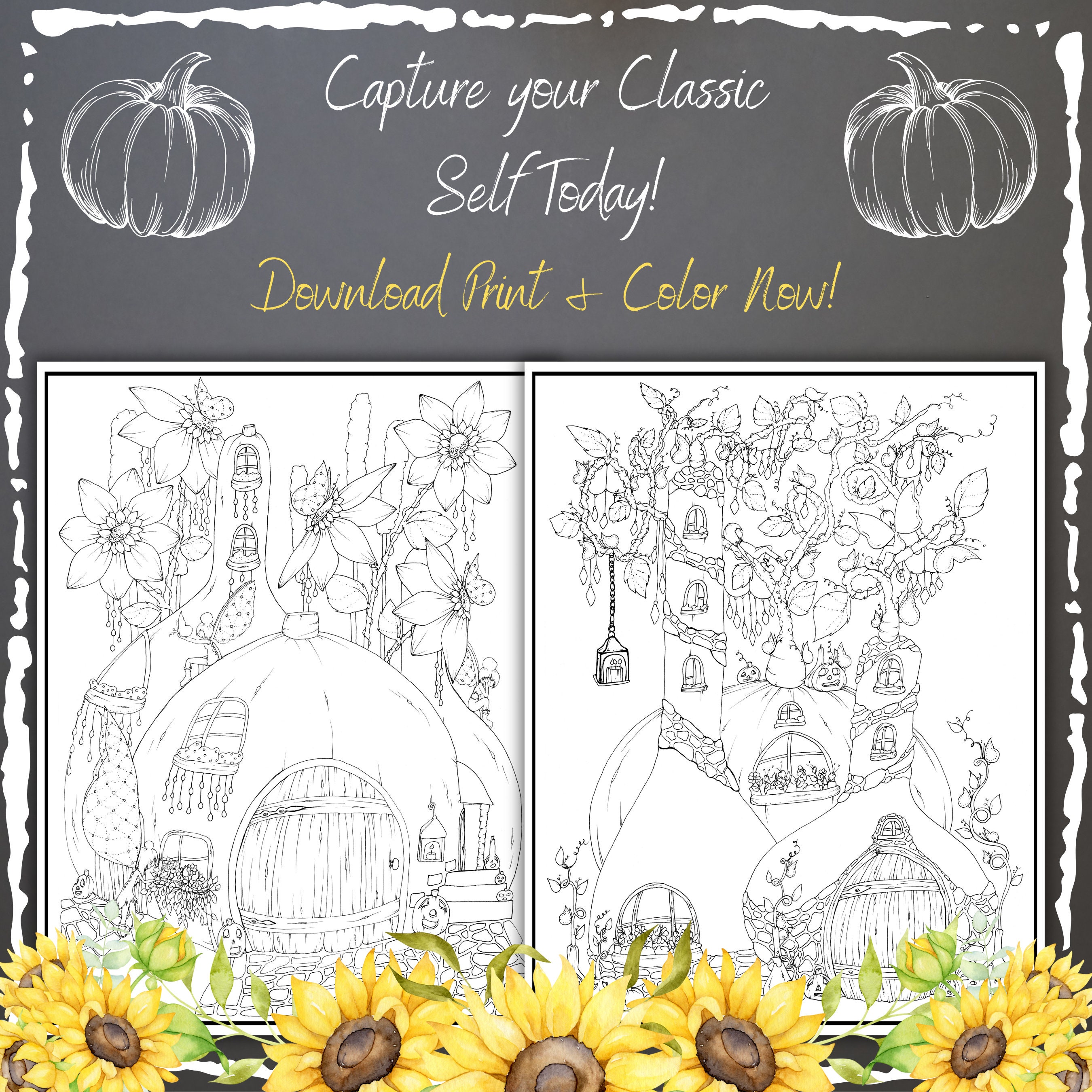 10 Whimsical Classic Fairy Tale Coloring Pages With Quilted Wings ...