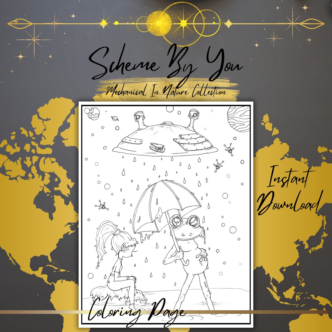 The Weather Machine Coloring Page Illustrated for the Person That Loves ...