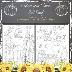 10 Whimsical Classic Fairy Tale Coloring Pages With Quilted Wings ...