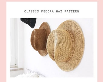 Fedora Hat Pattern - Etsy