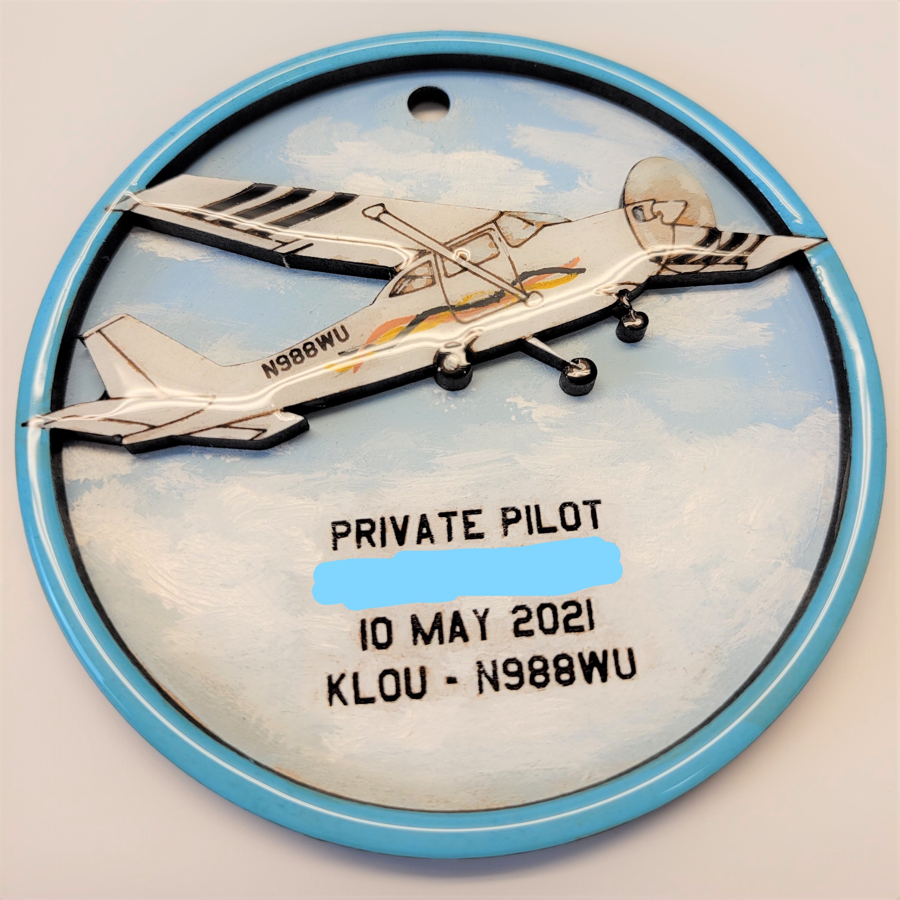 Pilot Gift Private Pilot Instrument License Aviation Custom | Etsy