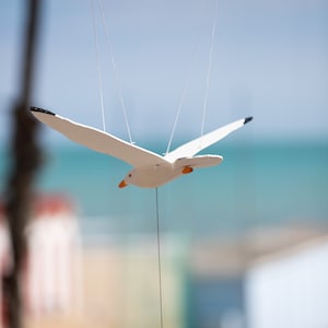 Hanging Wooden Seagull / Wooden Decoration / Unique Wooden Gift ...
